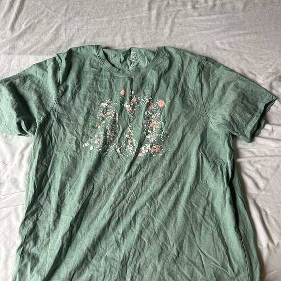 Hurley | Tops | Hurley Mint Green Splatter Graphic Tee | Poshmark